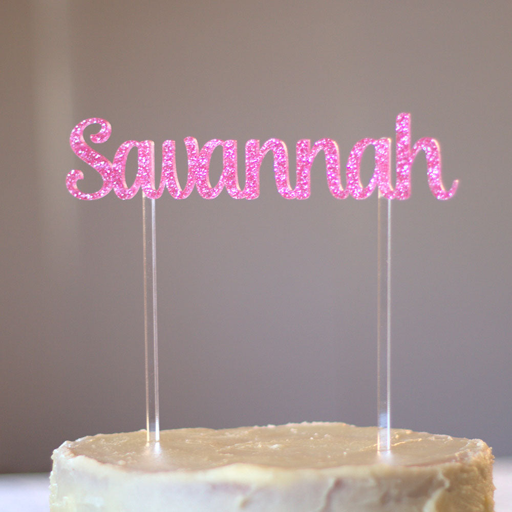 Personalised Cake Topper - your name on a cake! – Minting Memories