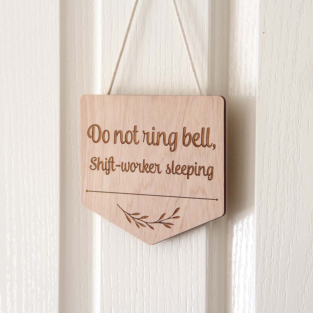 Do Not Disturb - Shift-worker Hanging Sign – Minting Memories